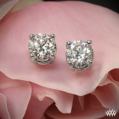 4 Prong Diamond Basket Earrings | 12707