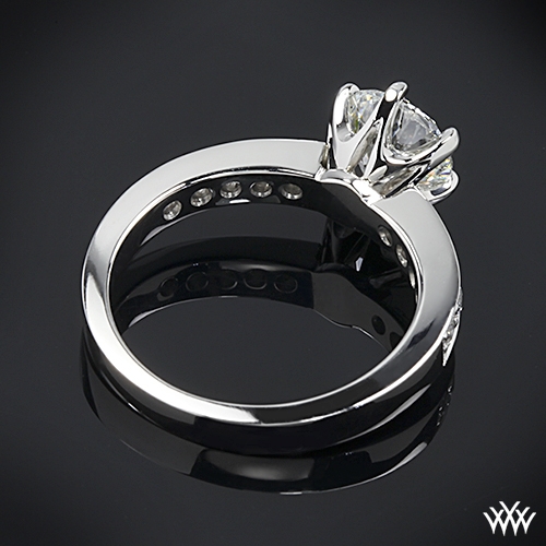 Bead-Set Diamond Engagement Ring | 35801