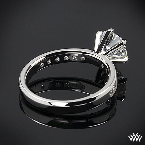 Custom Channel-Set Diamond Engagement Ring | 35201