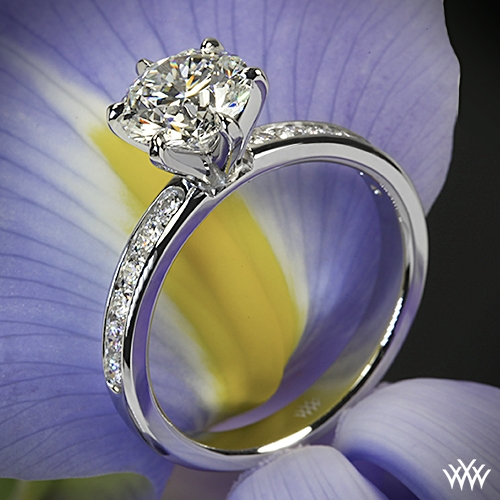 Custom Channel-Set Diamond Engagement Ring | 35201