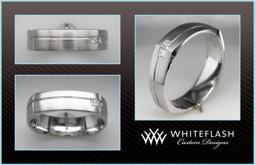 Euro Shank Diamond Wedding Band | 12104