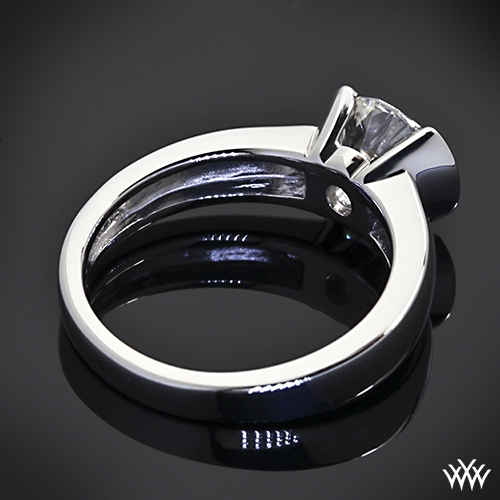 Keystone Half-Bezel Solitaire Engagement Ring | 30602