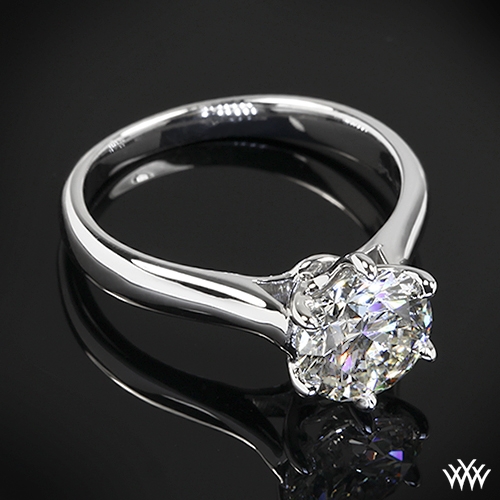 exquisite design of royal crown classic solitaire engagement ring by ...
