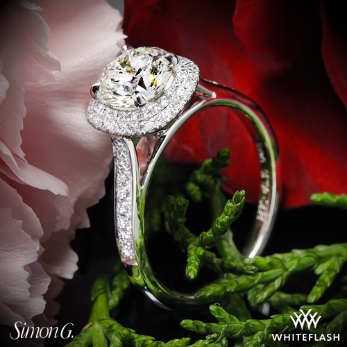 Simon G. MR2395 Passion Diamond Engagement Ring -... | 4166