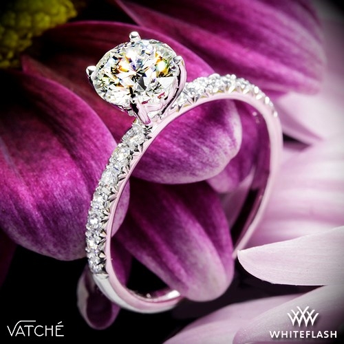 Charis Pave Diamond Engagement Ring by Vatche | 1657