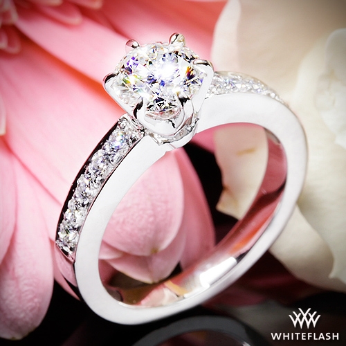 Classic Bead-Set Diamond Engagement Ring | 1006