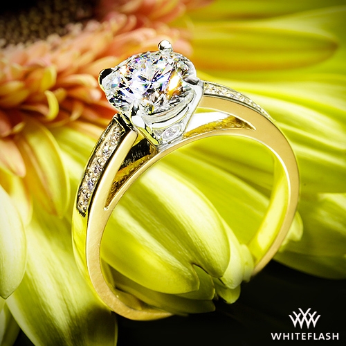 Flush-Fit Diamond Engagement Ring | 910