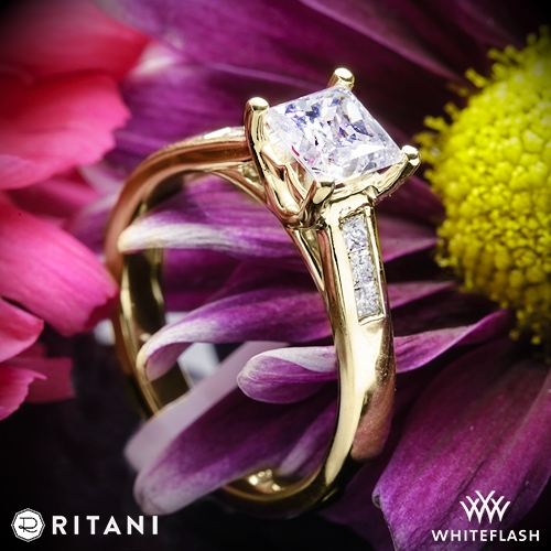 Ritani 1PCZ1193 Diamond Engagement Ring - Whiteflash | 3838