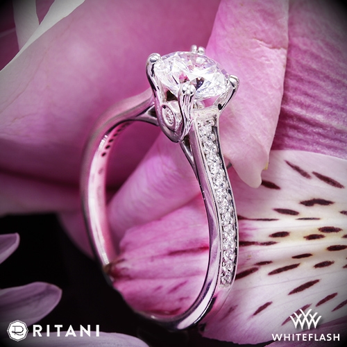 Ritani 1RZ2493 Diamond Engagement Ring - Whiteflash | 3916