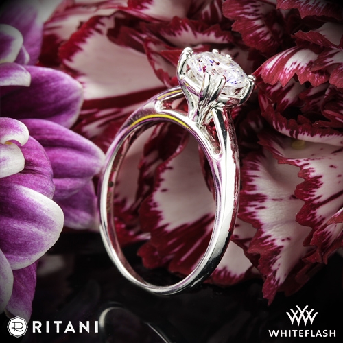 Ritani 1RZ7232 Solitaire Engagement Ring - Whitef... | 3981