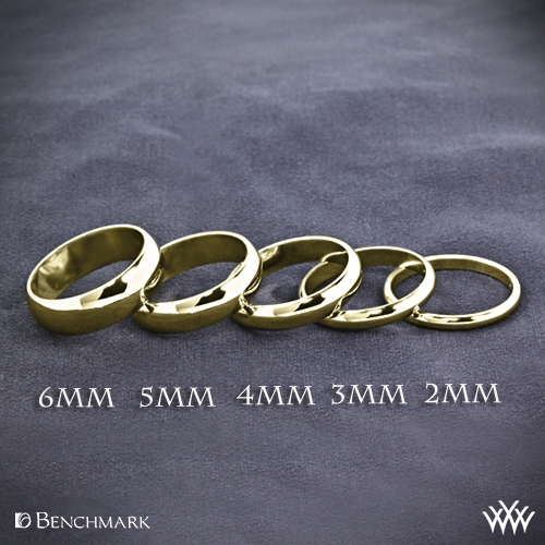 Half Round Wedding Band - Whiteflash | 545