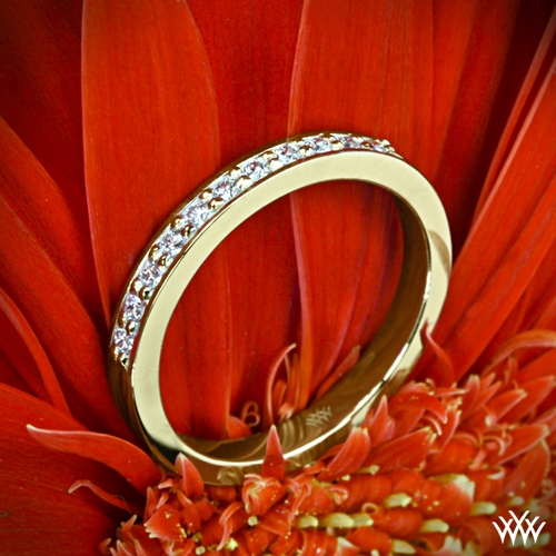 Matching 'Flush Fit' Diamond Wedding Band | 407