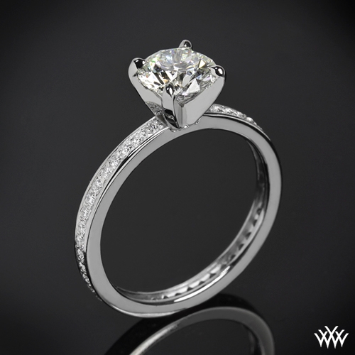 'Channel Bead Set' Diamond Engagement Ring | 715