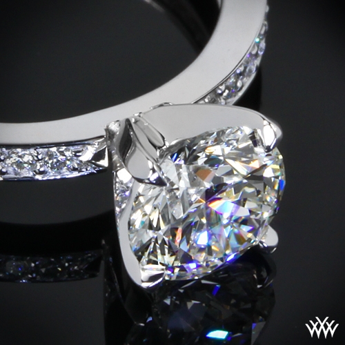 'Channel Bead Set' Diamond Engagement Ring | 715