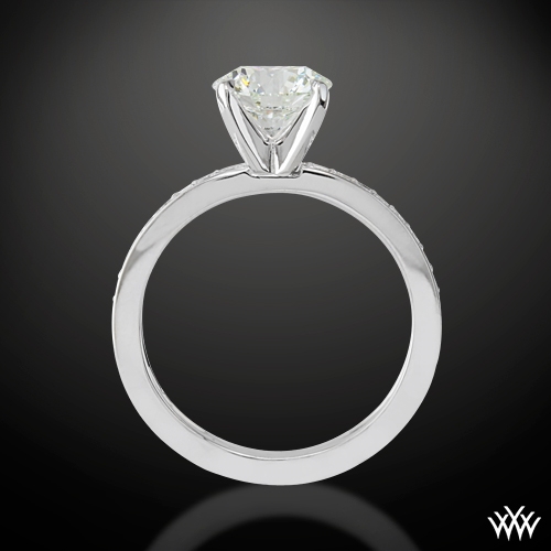 'Channel Bead Set' Diamond Engagement Ring | 714