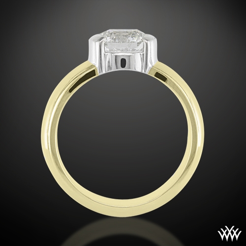 Half-Bezel Heavy Shank Diamond Solitaire | 613