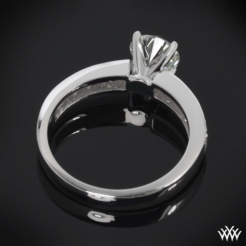 Bead Set Diamond Engagement Ring | 1066