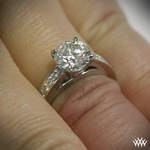 Flush-Fit Diamond Engagement Ring | 1016