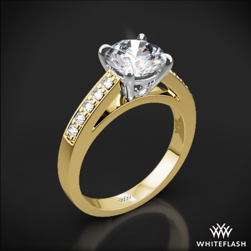 Flush-Fit Diamond Engagement Ring | 910