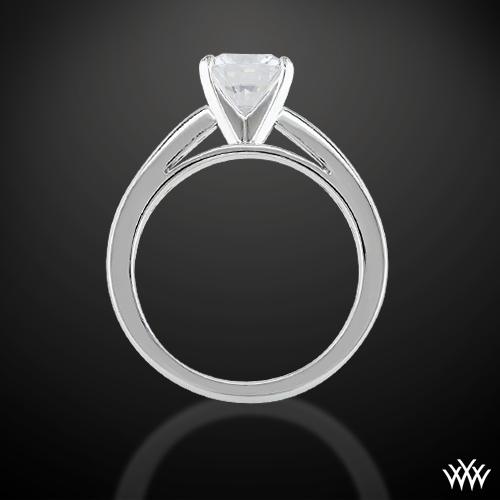 Cathedral Channel Set Diamond Engagement Ring | 1223