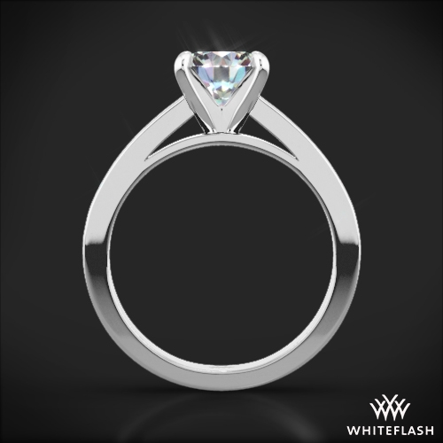 Cathedral Channel Set Diamond Engagement Ring | 1223