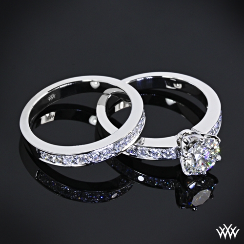 "Bead-Set" Diamond Wedding Set | 1468