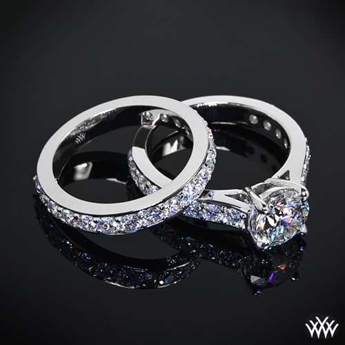 "Magnolia" Diamond Wedding Set | 1546