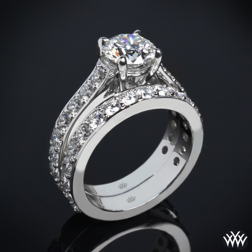 "Magnolia" Diamond Wedding Set | 1545