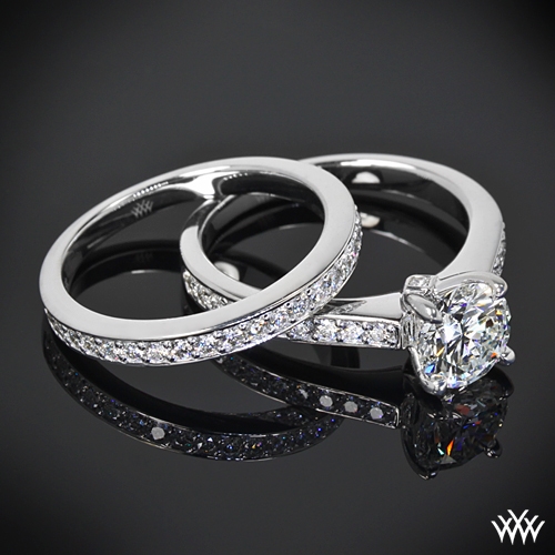 Scarlet Diamond Wedding Set | 1619