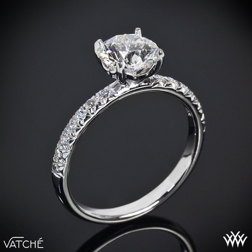 Charis Pave Diamond Engagement Ring by Vatche | 1657