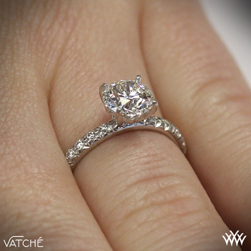 Charis Pave Diamond Engagement Ring by Vatche | 1657