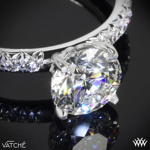 Charis Pave Diamond Engagement Ring by Vatche | 1657