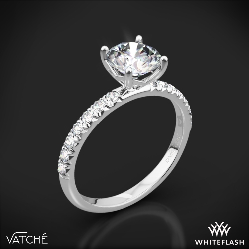 Charis Pave Diamond Engagement Ring by Vatche | 1658