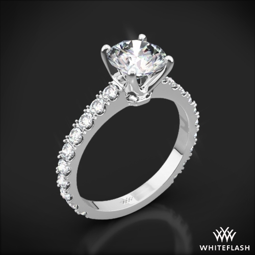 French-Set Diamond Engagement Ring | 2547