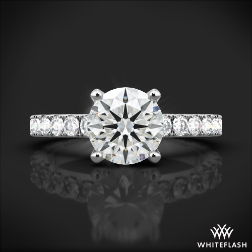 French-Set Diamond Engagement Ring | 2547