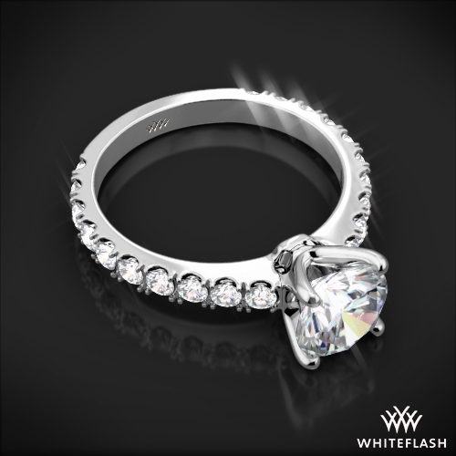 French-Set Diamond Engagement Ring | 2547
