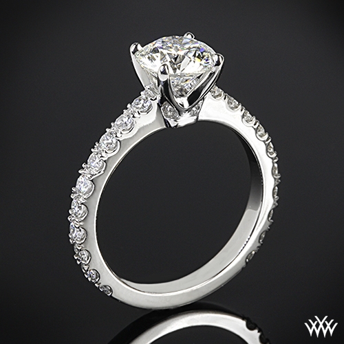 French-Set Diamond Engagement Ring | 2547