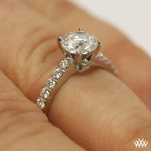 French-Set Diamond Engagement Ring | 2547