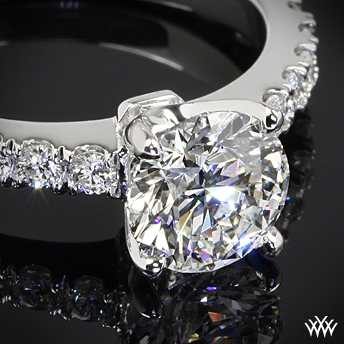 French-Set Diamond Engagement Ring | 2547