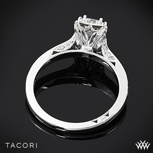 Tacori 2620 EC SM Dantela Crown for Emerald Diamo... | 2612