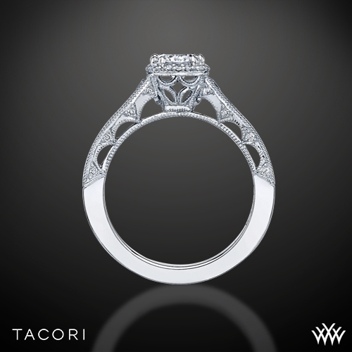 Tacori HT2515RD12X Reverse Crescent Contemporary Diamond Engagement ...