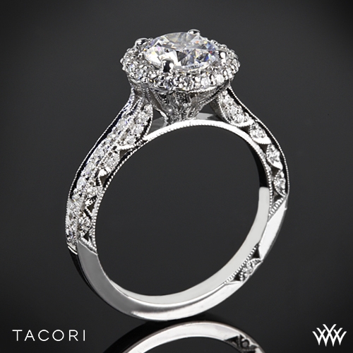 Tacori HT2522RD Blooming Beauties Botanical Diamond Engagement Ring | 3042