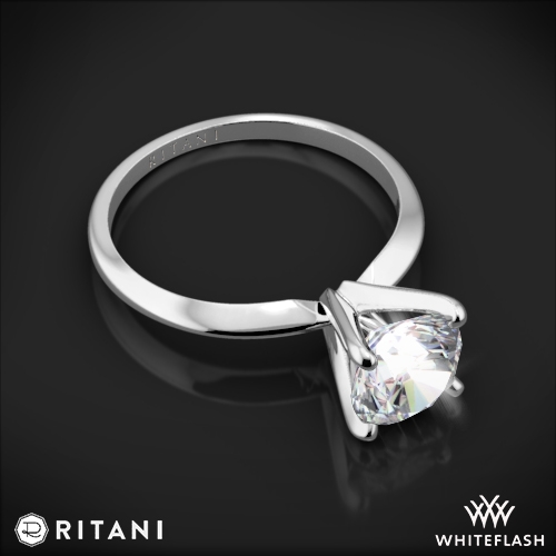 Ritani 1RZ7286 Solitaire Engagement Ring - Whitef... | 4025