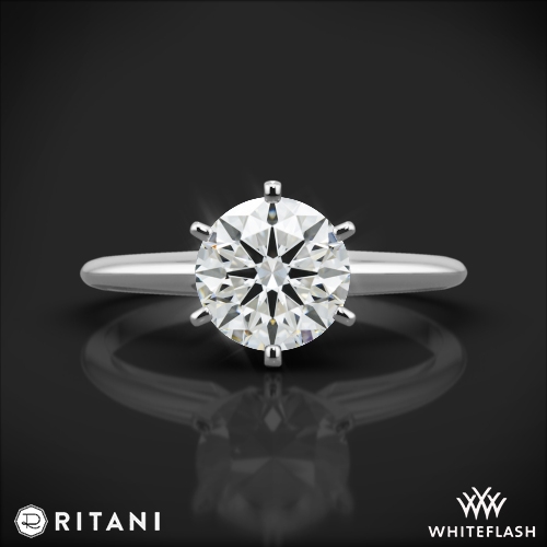Ritani 1RZ7295 Solitaire Engagement Ring - Whitef... | 4031