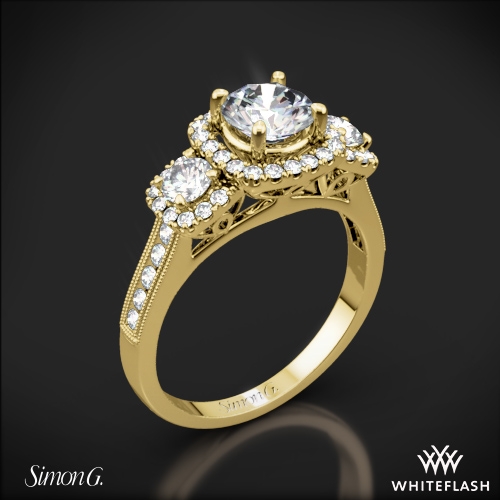 Simon G. NR464 Three Stone Passion Diamond Engage... | 3566