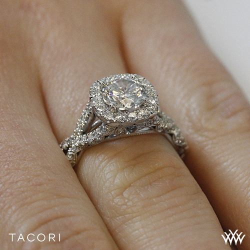 Tacori HT2549 CU 65 Petite Crescent Twisted Diamo... | 3286