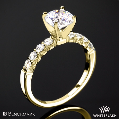 Benchmark CSP4 Crescent Diamond Shared Prong Enga... | 4323