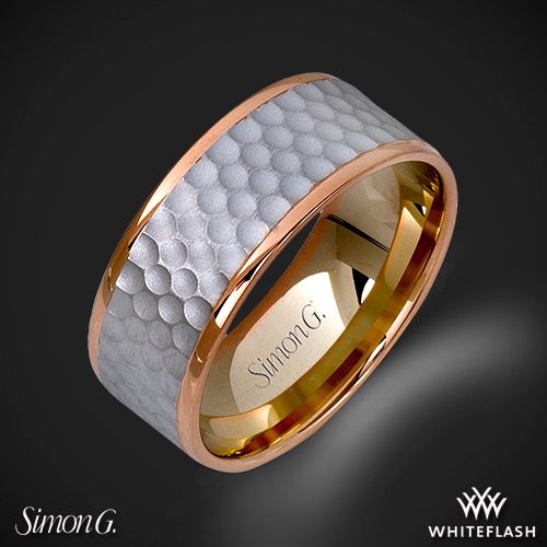 Simon G. LG119 Men's Wedding Ring - Whiteflash | 4072