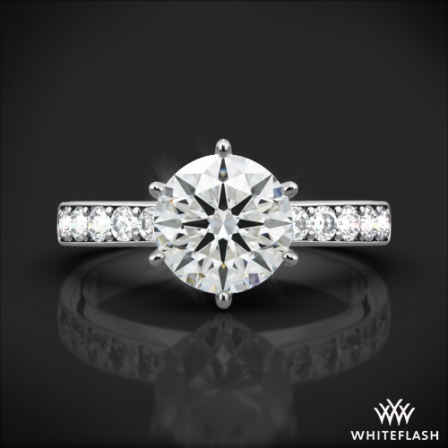 Classic Bead-Set Diamond Engagement Ring | 872