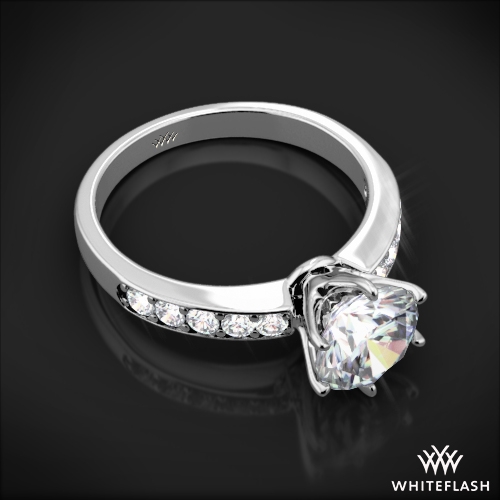 Classic Bead-Set Diamond Engagement Ring | 1006